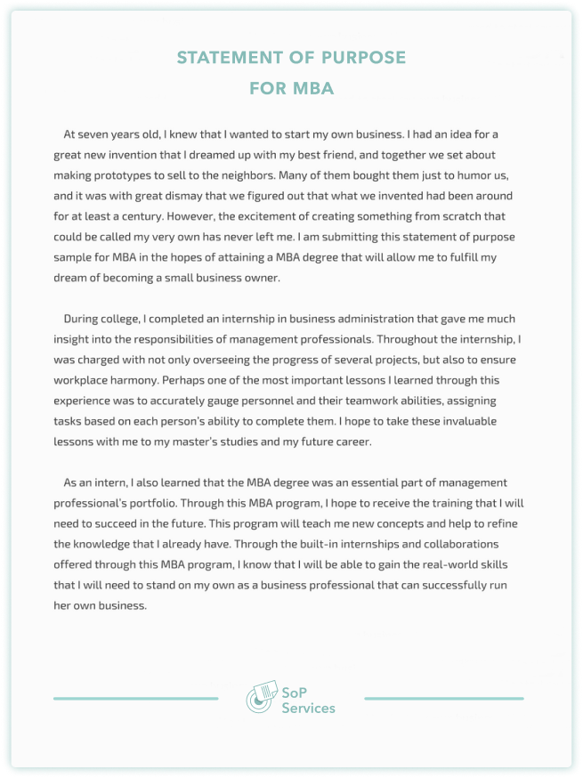Best Statement Of Purpose Examples From Top Admission Pros
